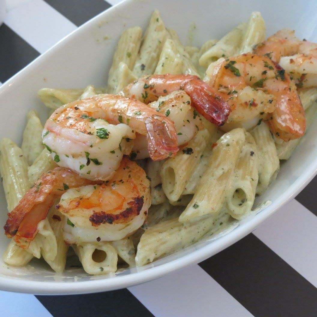 SHRIMP PASTA (Dianne Tea Shop, Trinidad) – JENNA G THE HIJABI TT