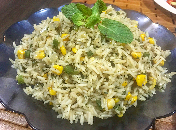 CILANTRO RICE WITH CORN AND JALAPEÑO – JENNA G THE HIJABI TT