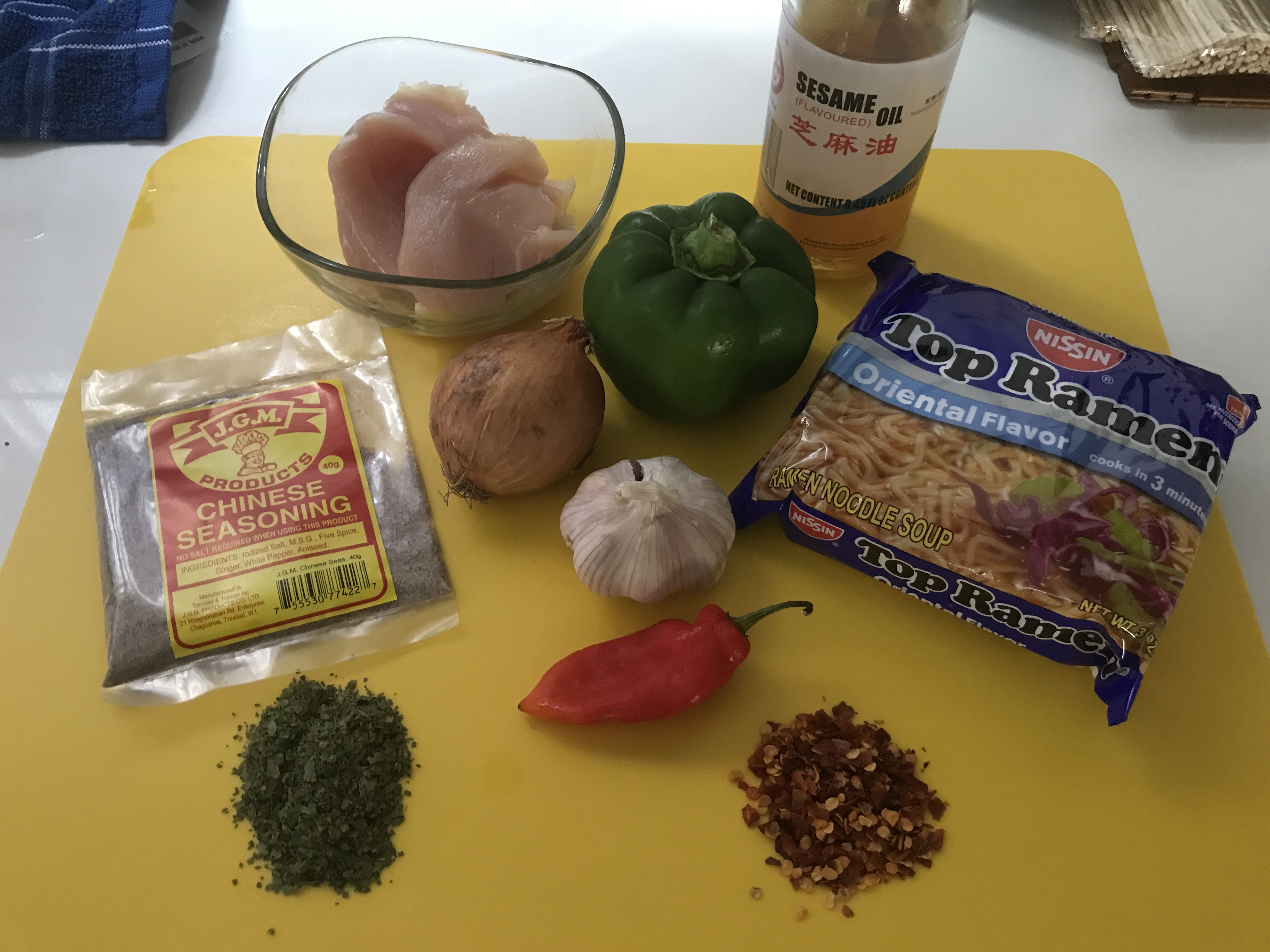 CILANTRO SESAME CHICKEN RAMEN NOODLES – JENNA G THE HIJABI TT